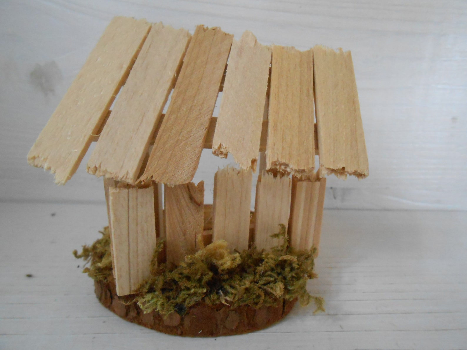 Miniature Hut Wooden Cabin Animal Shelter Fairy Garden - Etsy