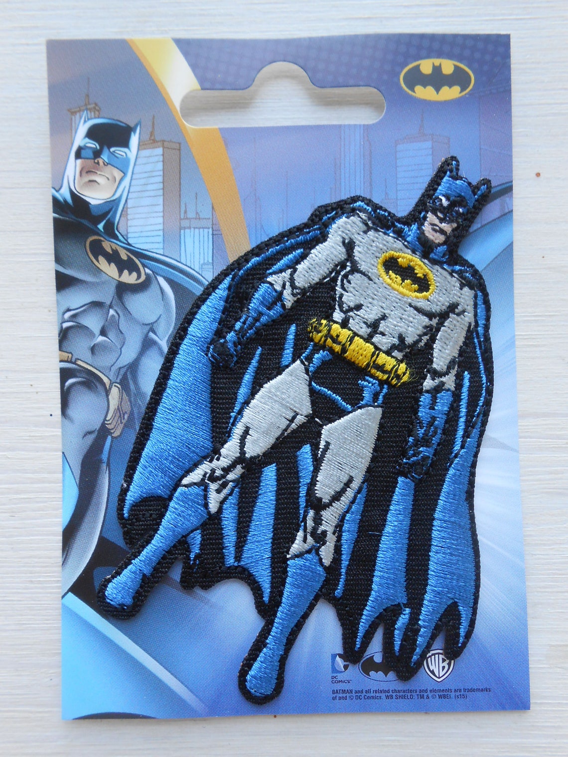 Batman Iron on Patch Applique Embroidered Thermo-adhesive - Etsy