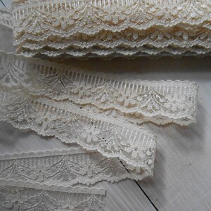 Lace Thin Ivory Trim 3/4" Width 5 Yds - Etsy