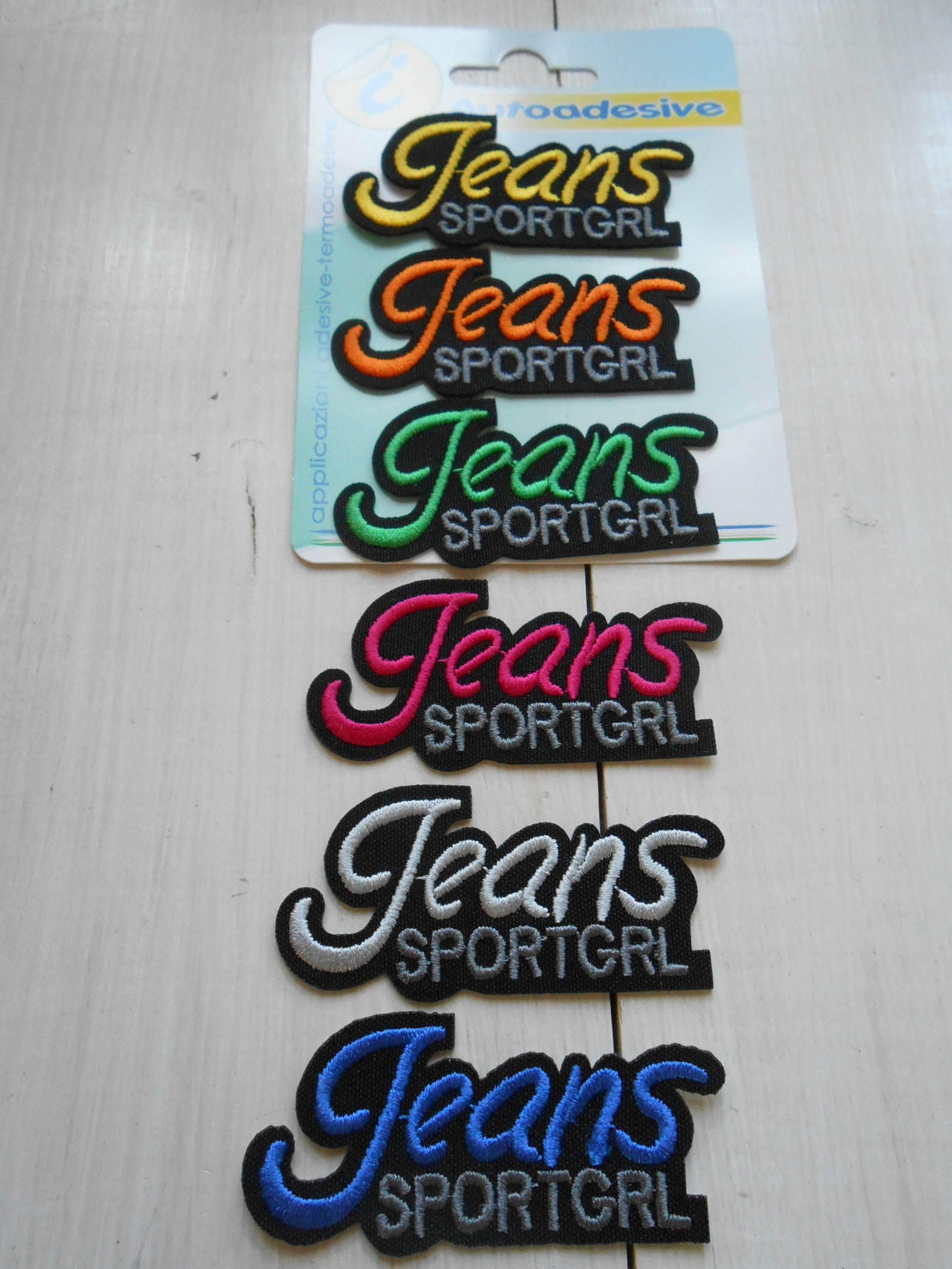 Self Adhesive Patch Embroidered Fabric Applique Jeans Sticker | Etsy