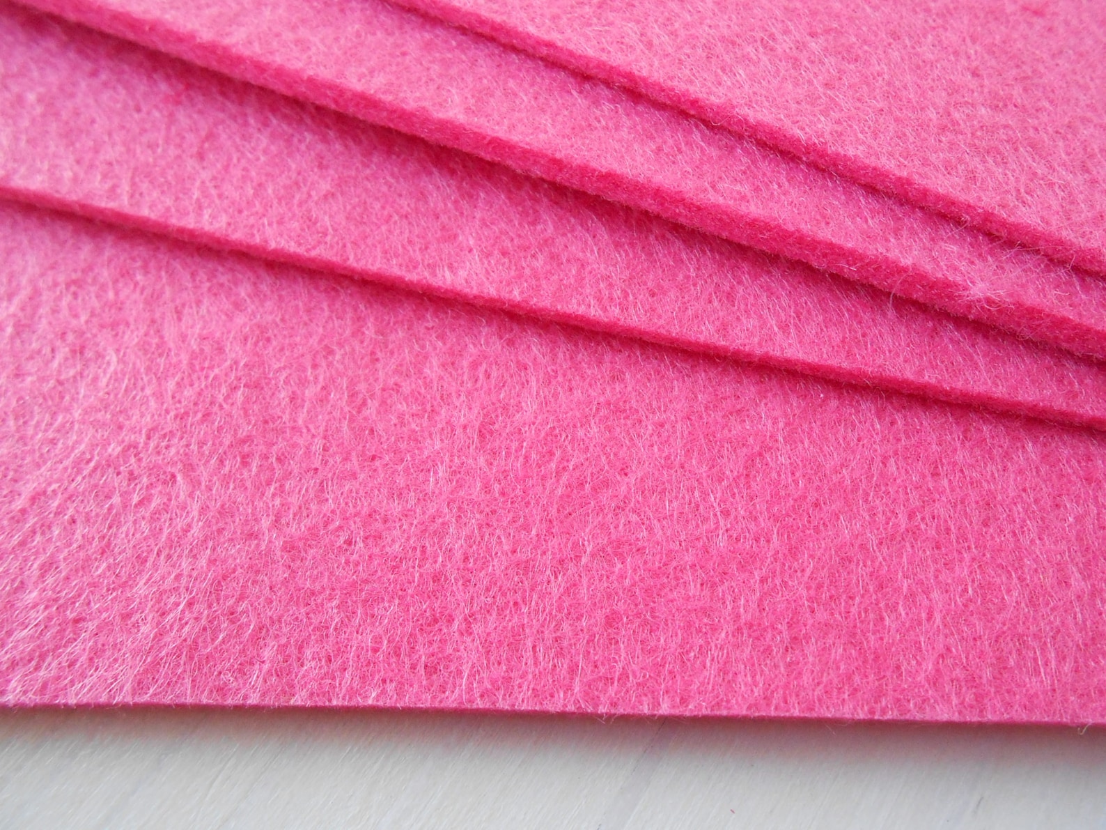 Hojas de fieltro 2 piezas Craft Thick Hot Pink Felt cm 20x30 | Etsy