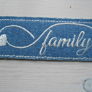 Patch Iron-on Embroidered Applique Embellishment Family - Etsy
