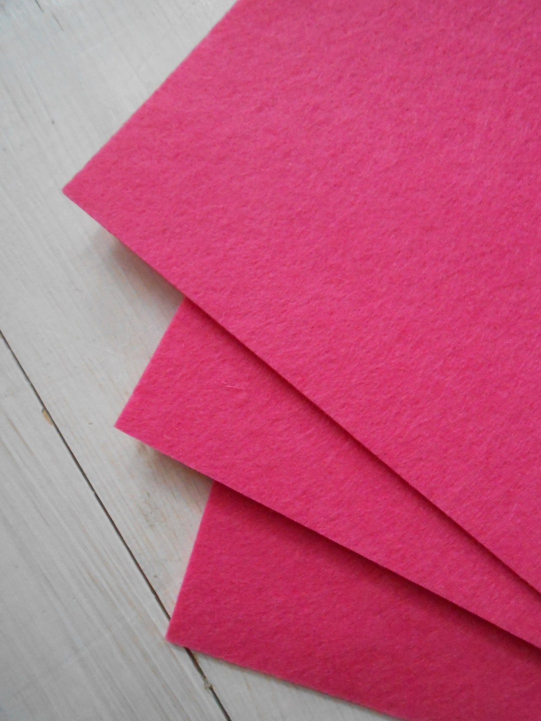 Felt Sheet Dark Pink Craft Thick Felt Cm 30x45 - Etsy