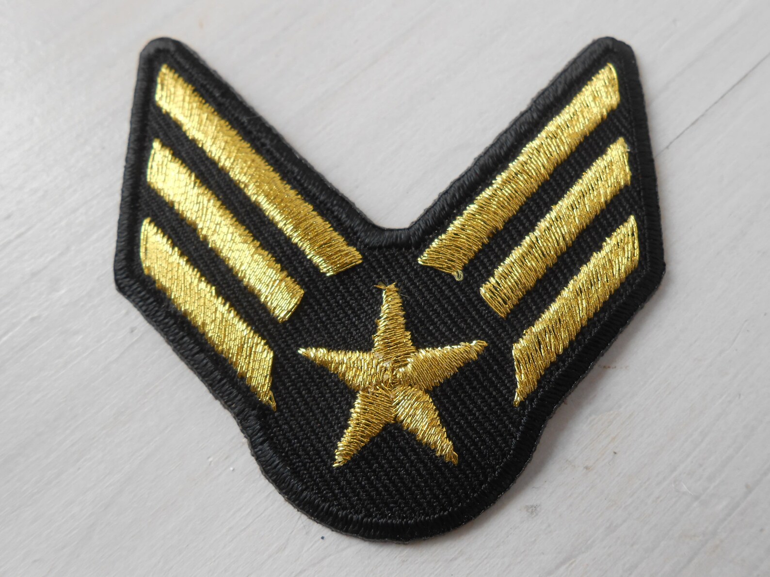 Military Patches Set of 2 Iron on Appliques Military Ranks - Etsy