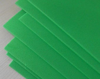 Green Foam Sheets | Etsy