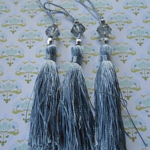 Tassel Coloured Silk Tassels With Beads Cm 18 - Etsy