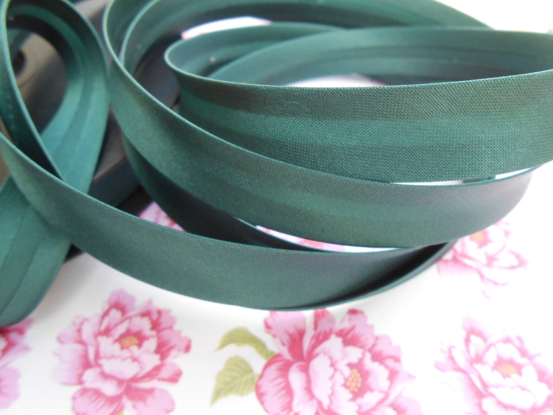 Satin Bias Tape Binding Forest Green - Etsy