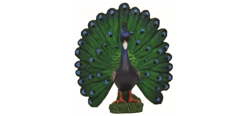 Miniature Supplies Mini Peacock Farm Animal - Etsy