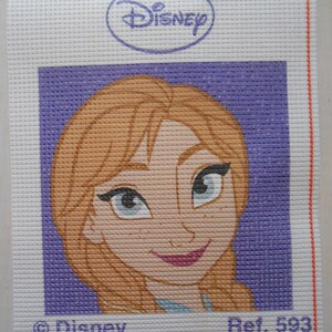 Disney Needlepoint Kit Frozen Princess Anna - Etsy