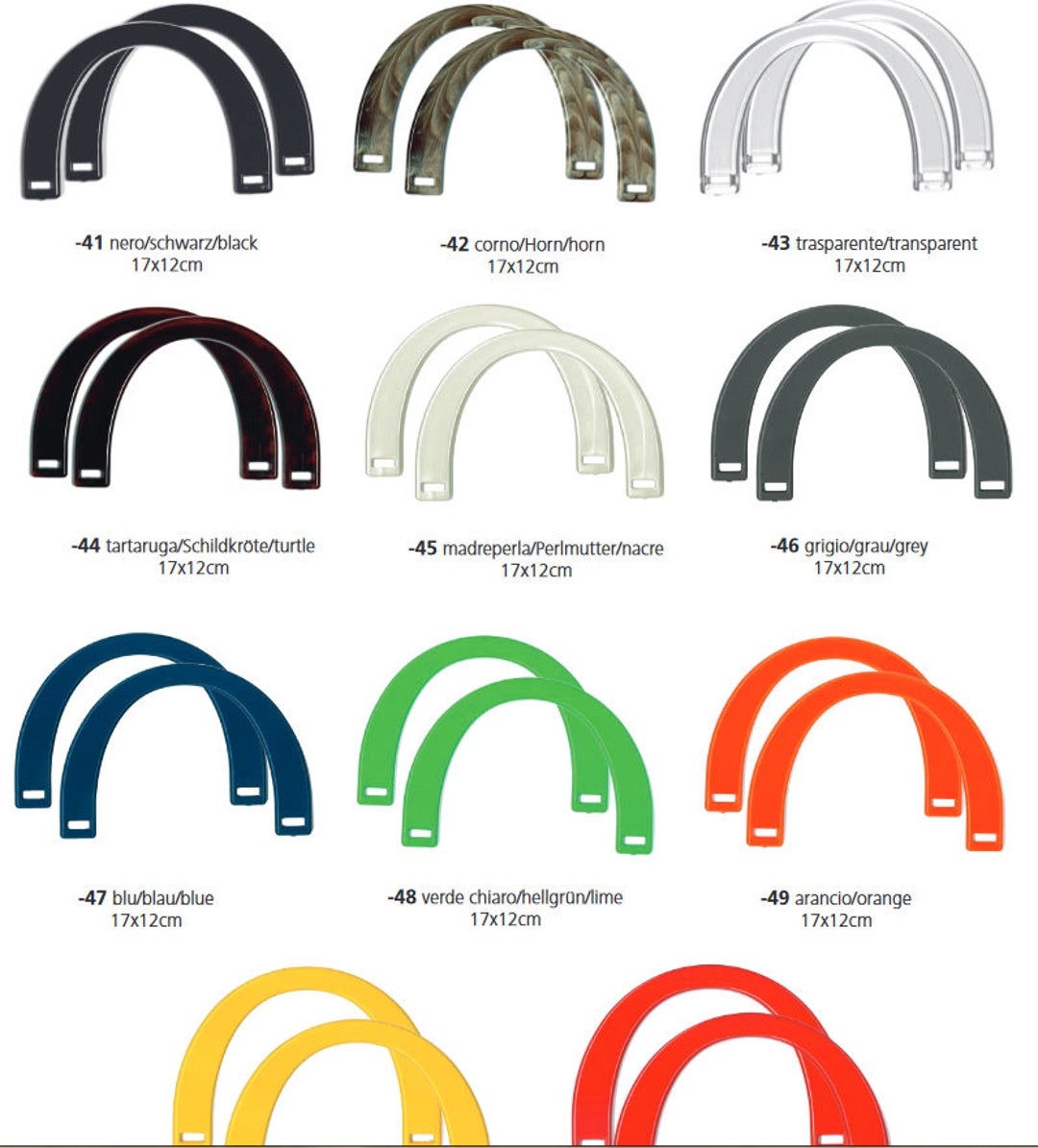 Bag Handles Set of 2 Acrylic - Etsy