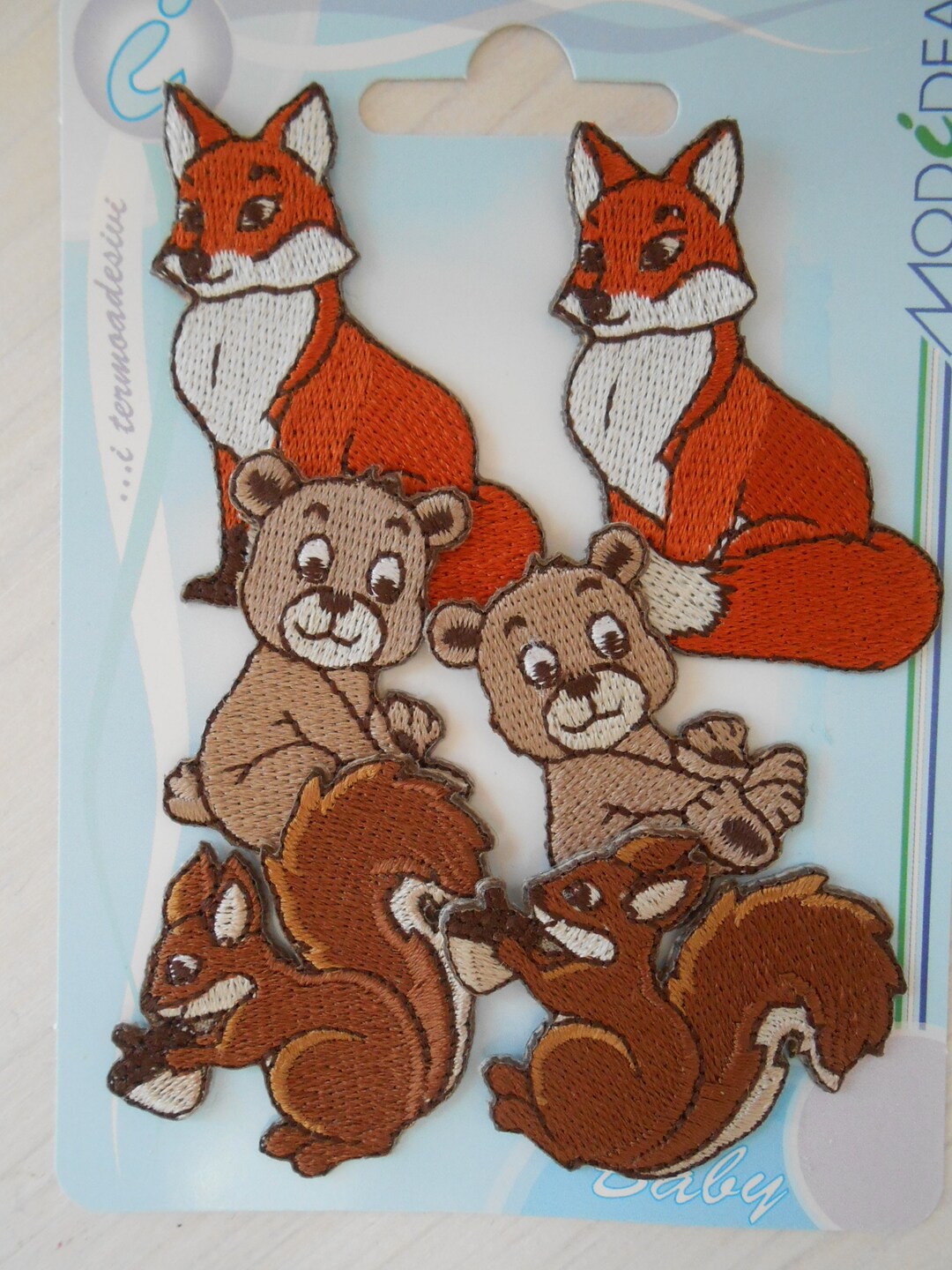 Animals Patches Set of 3 Iron-on Embroidered Appliques - Etsy