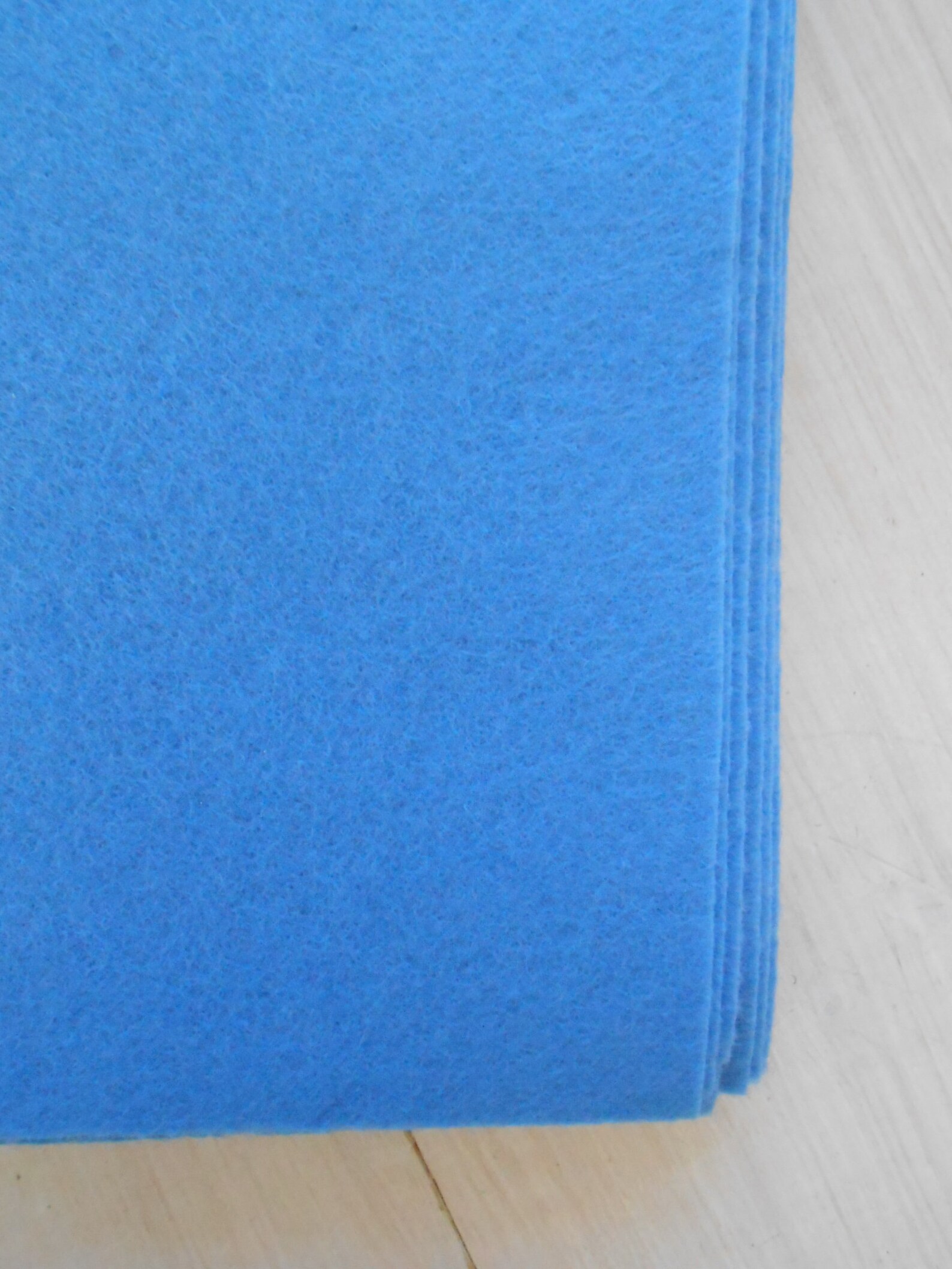Felt 5 Sheets Blue Craft Thin Felt Solid Color Patchwork Cm | Etsy