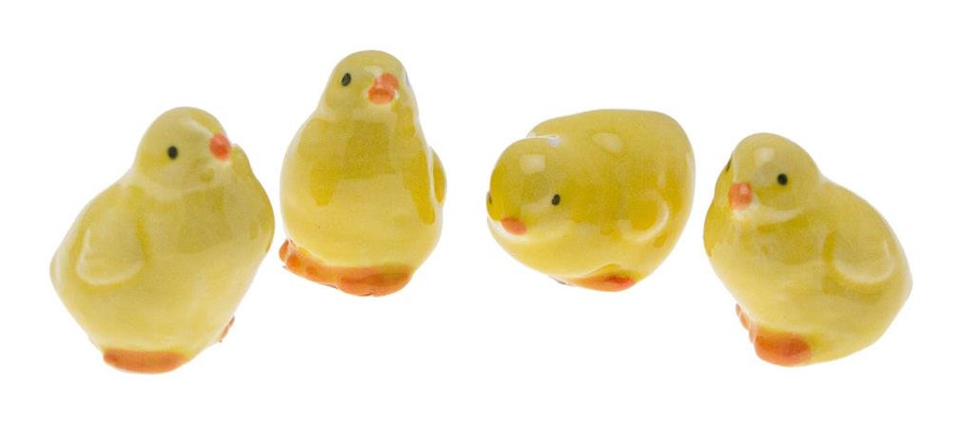 Reserved Listing for Ann Miniature Chicks Ceramic Doll's House Fairy ...