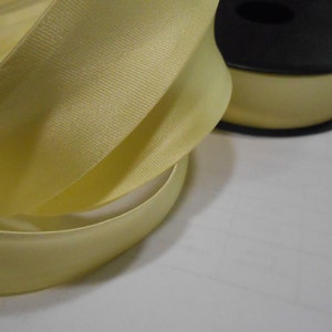 Satin Bias Tape Binding Pale Yellow Double Folded - Etsy