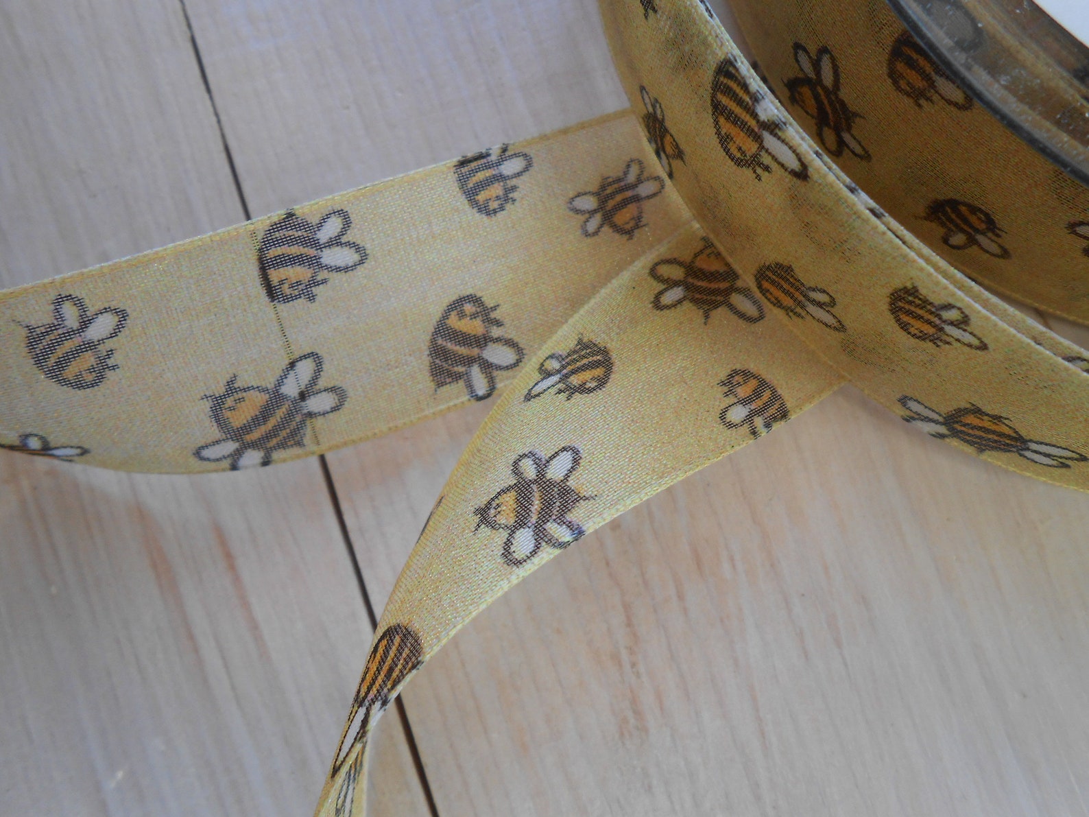 Bee Ribbon Organza 1 Width 5 Yds Decorative - Etsy
