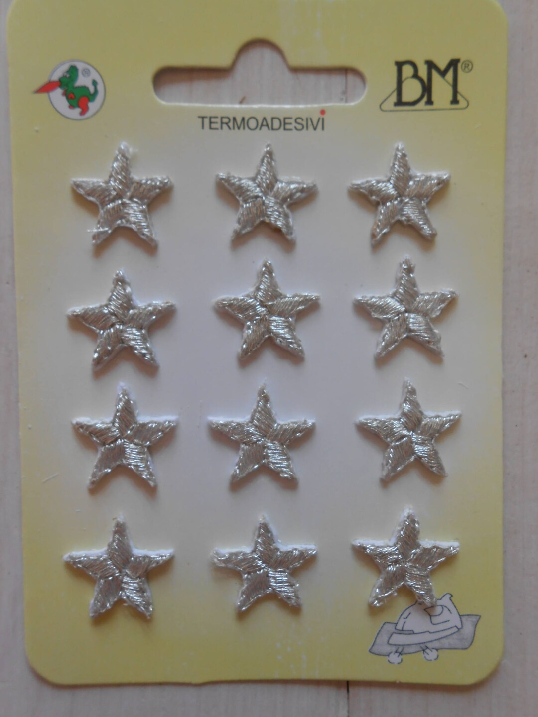 Iron on Silver Stars Embroidered Patches Set of 12 Appliques - Etsy