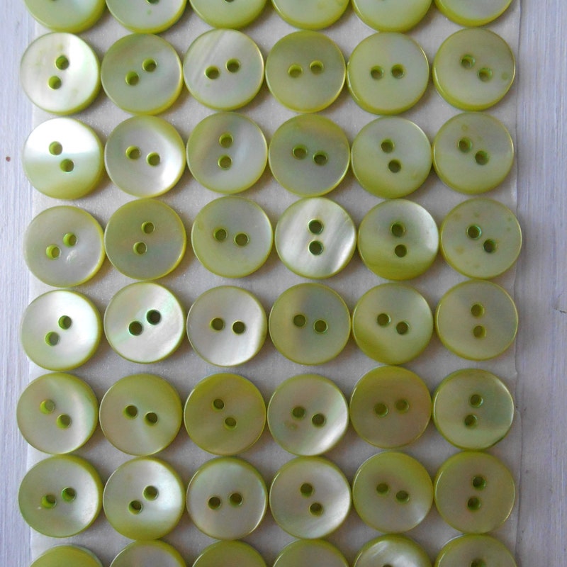 Green Buttons - Etsy