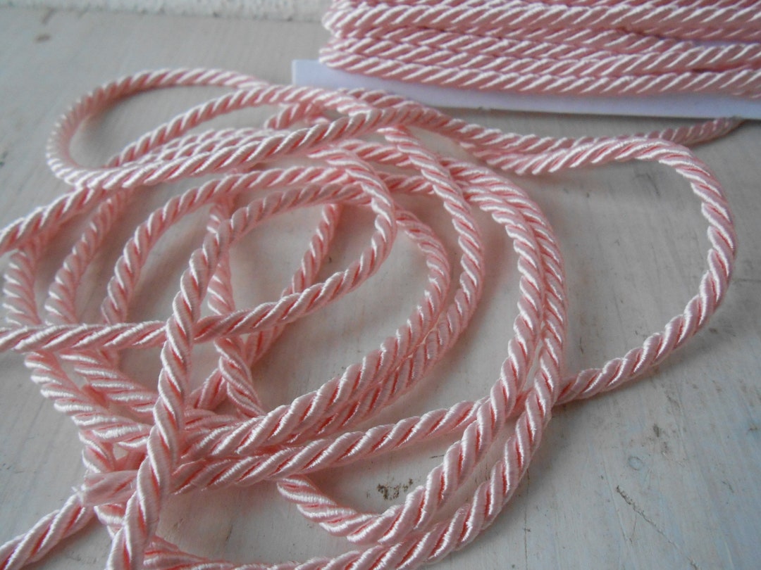 Cord Twisted Trim 5 Yards 1/8" Width Upholstery Passmenterie Pink - Etsy