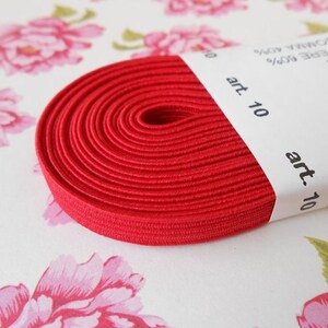Elastic Skinny Headband Red 1/4 Width 5 MT - Etsy