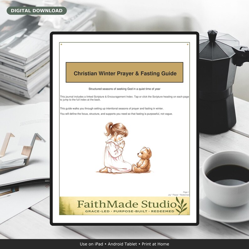 Christian Winter Prayer & Fasting Guide Printable PDF - Etsy