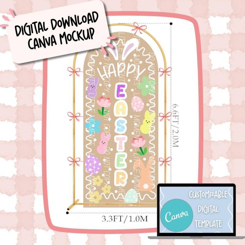 Easter Flower Banner - Etsy