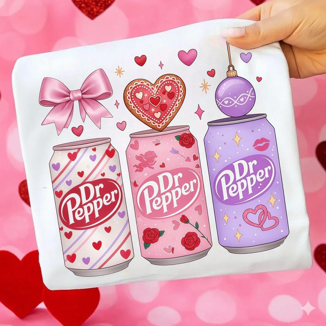 Pink Valentine Soda Png, Retro Soda Can Digital Download, Cute ...