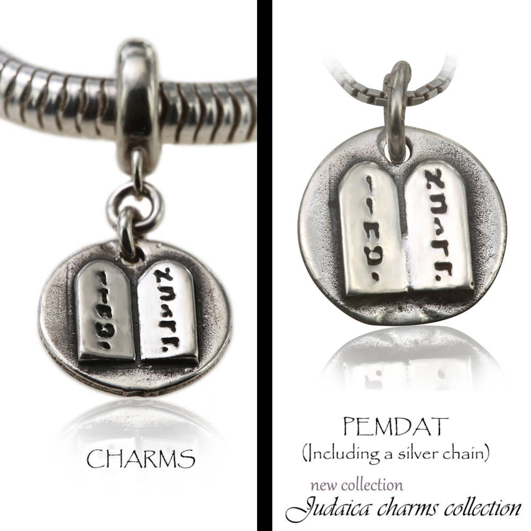 10 Commandments Sterling Silver Charm or Pendant - Etsy