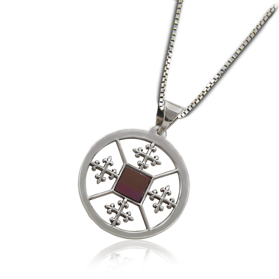 Cross Crosslet Nano Bible (NEW TESTAMENT) Necklaces Jewelry Silver 925 ...