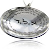 The Hebrew Word life חי CHAI on Jerusalem Stone Silver Necklace Pendant ...
