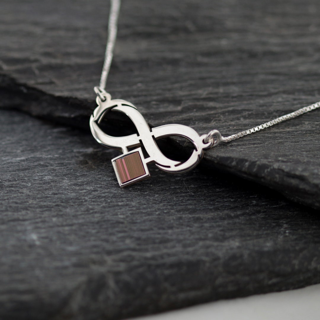 Eternity Symbol Nano Bible Jewelry Silver 925 - Free Shipping - Etsy
