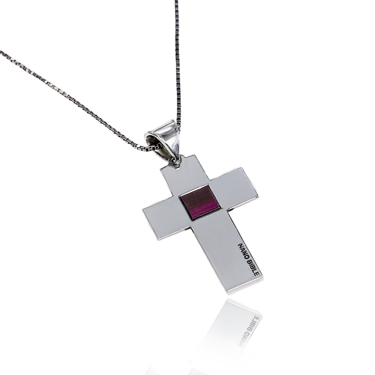 Nano Bible NEW TESTAMENT Necklaces Jewelry Silver 925 Free - Etsy