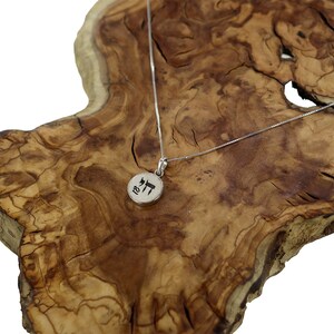 The Hebrew Word life חי CHAI on Jerusalem Stone Silver Necklace Pendant ...