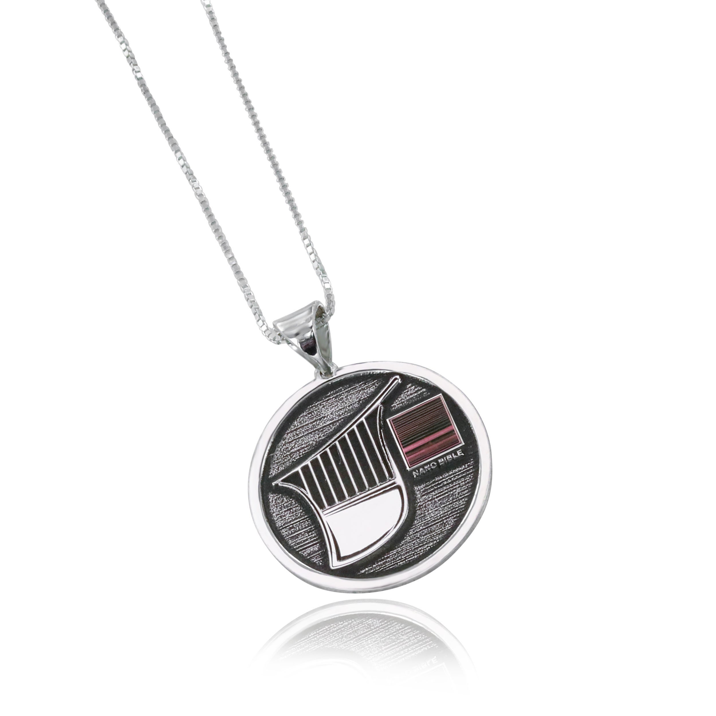 Half-shekel Harp Nano Bible Necklaces Jewelry Silver 925 | Etsy