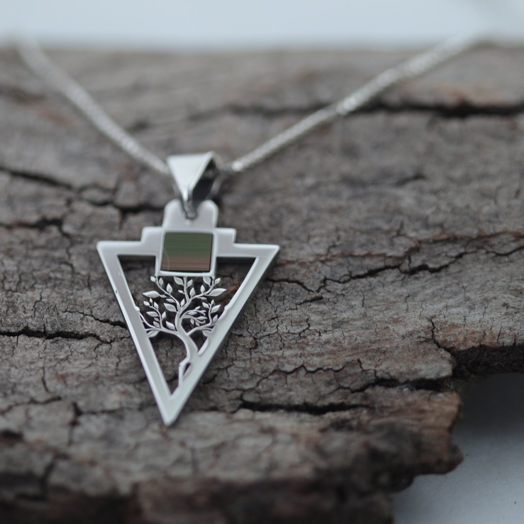 Eternal Wisdom: Tree of Life Necklace Nano Bible Silver 925 - Free ...