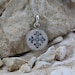 Cross Crosslet on Jerusalem Stone Silver Necklace Pendant - Etsy Israel