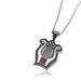 King David Harp Nano Bible Necklaces Jewelry Silver 925 Free - Etsy