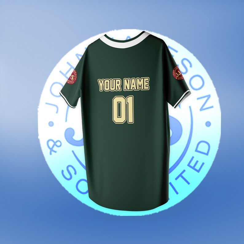 Personalized Green Jameson Baseball Jersey Shirt Jameson Shirts Jameson ...