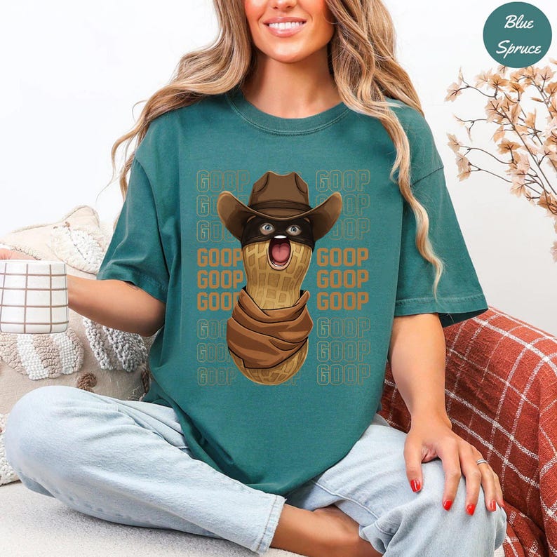 Comfort Colors Burnt Peanut Goop T-shirt, Funny Coffee Tee - Etsy