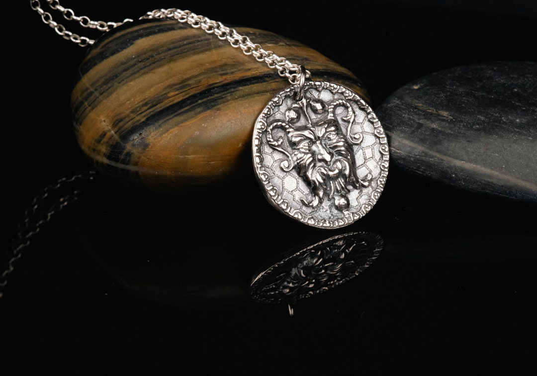 Sterling Silver Gargoyle Pendant on 20 Inch Sterling Chain - Etsy