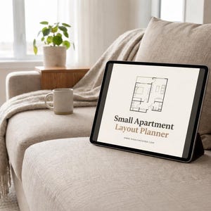 Minimalist Printable Apartment Planner | Small Space Furniture Layout ...