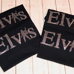 Elvis Presley Name Rhinestone Tee Elvis Bling/elvis Design - Etsy