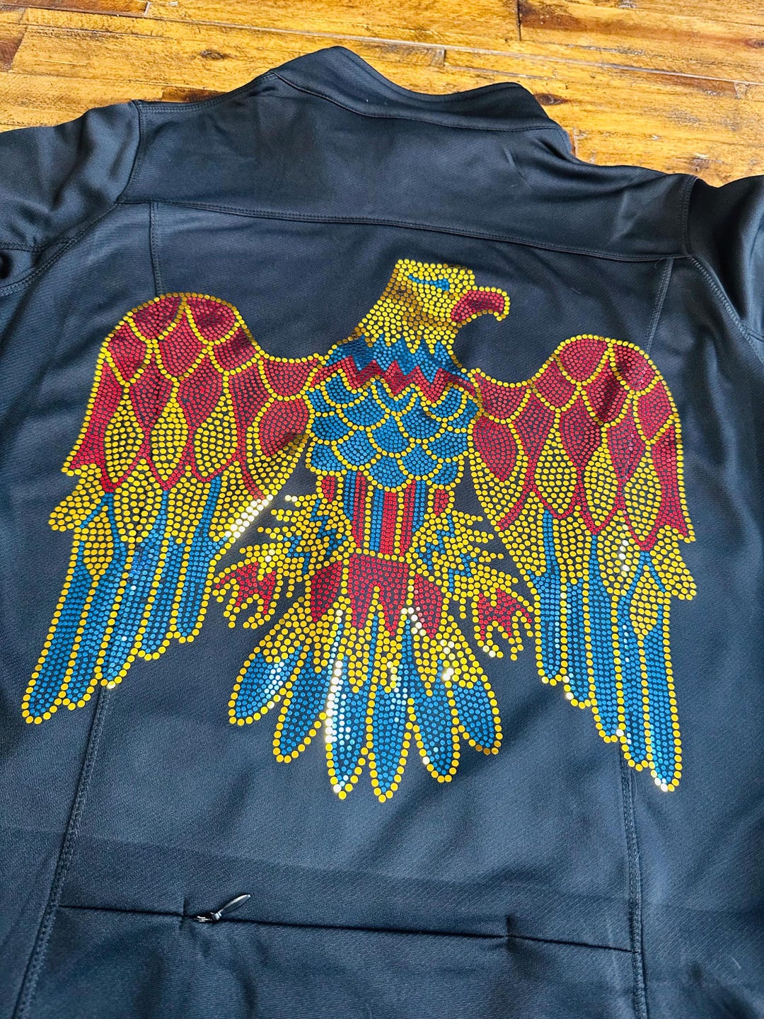 Elvis Eagle Bling Zippered Jacket, Zippered Hoodie or Sweatshirt Full ...
