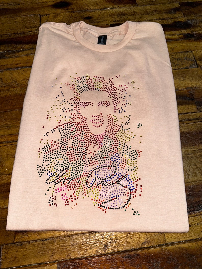 NEW DESIGN Elvis Presley Scattered Rhinestone Tee With - Etsy