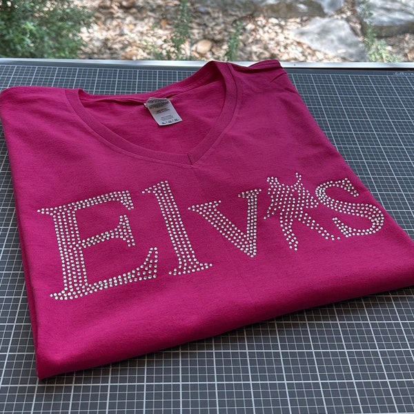 Elvis Presley Rhinestone Shirt - Etsy