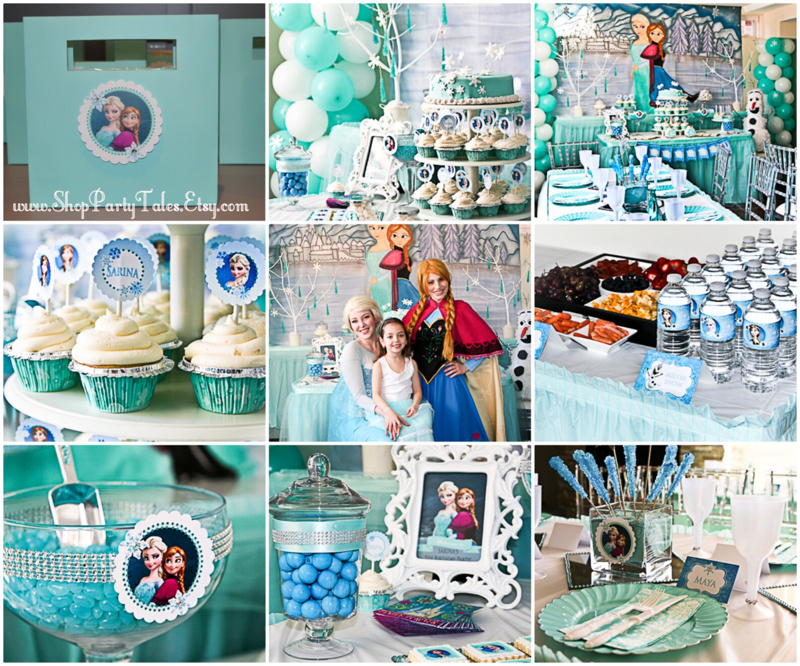 FROZEN Disney Princess Anna Elsa Girl Birthday Party Favors Bags ...