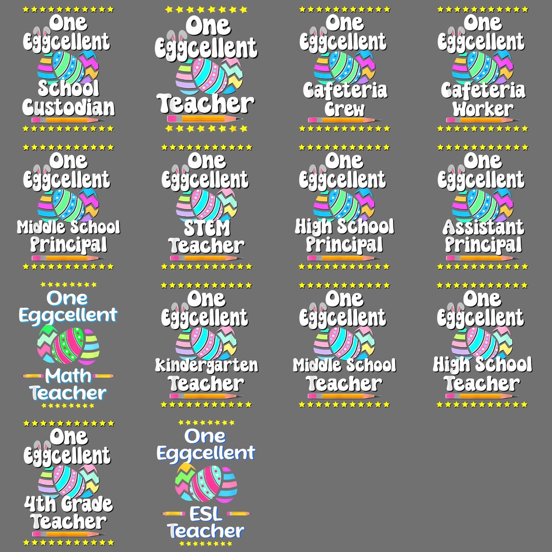 One Eggcellent Career Tutor Easter Egg Bunny PNG, Funny Tutor Teacher ...