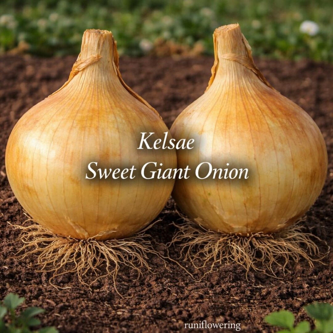 500 Kelsae Sweet Giant Onion Seeds, Extra Large Mild Bulbs, Award ...