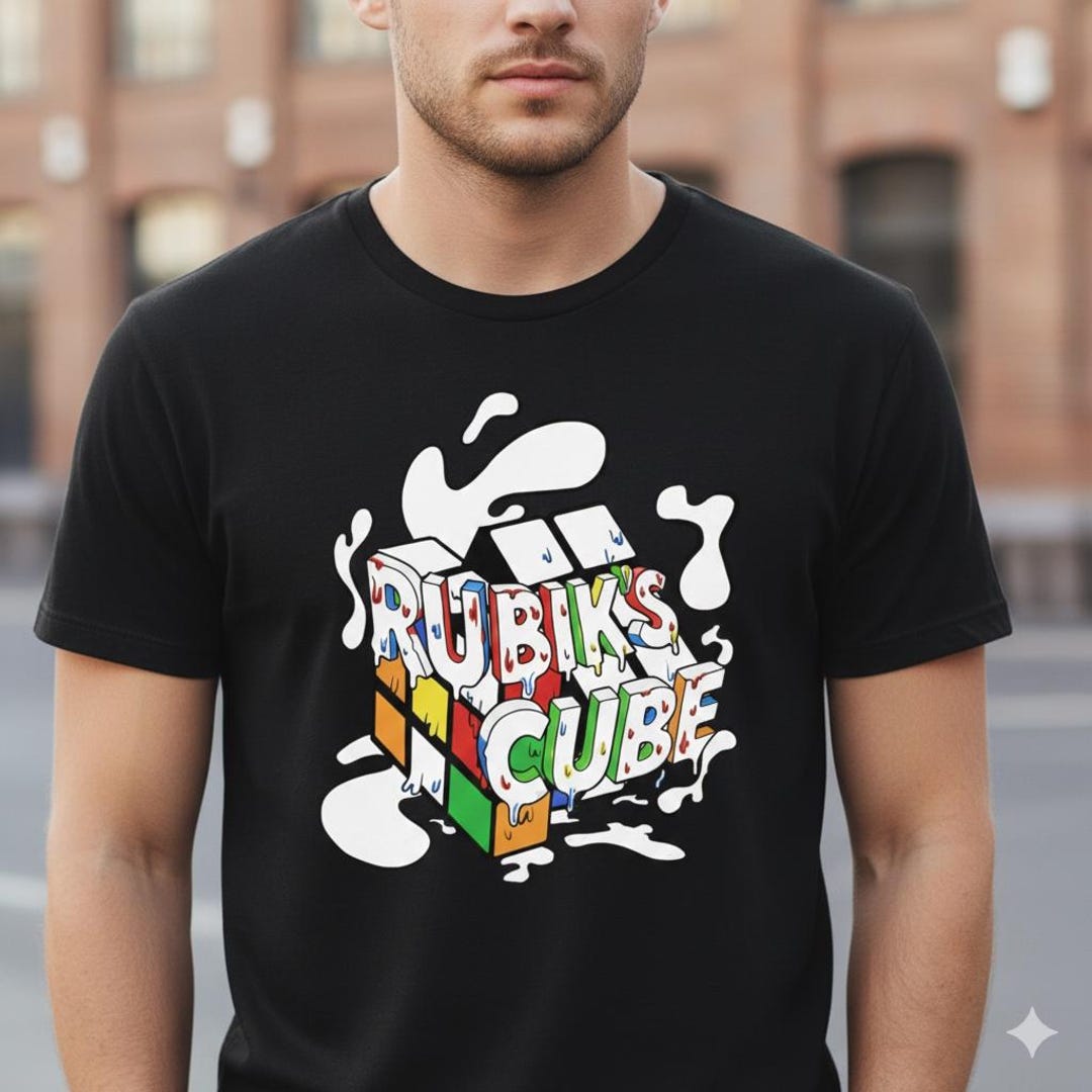 Rubik's Cube PNG | Digital Download | Dripping Rubik's Cube Sublimation ...