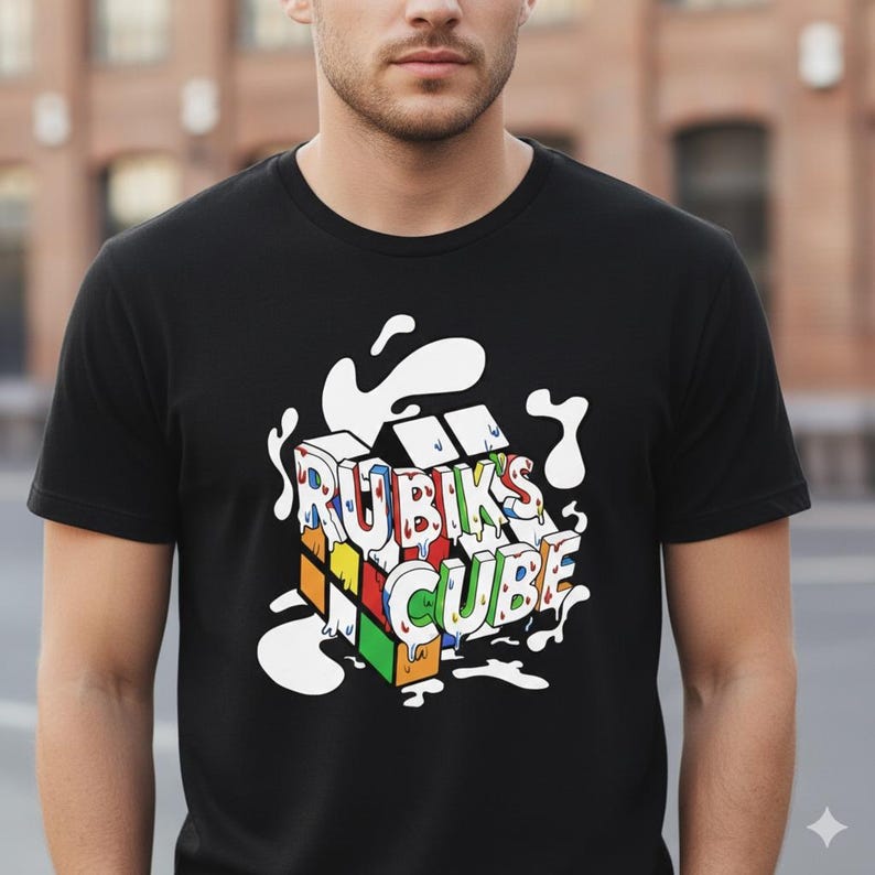Rubik's Cube PNG | Digital Download | Dripping Rubik's Cube Sublimation ...