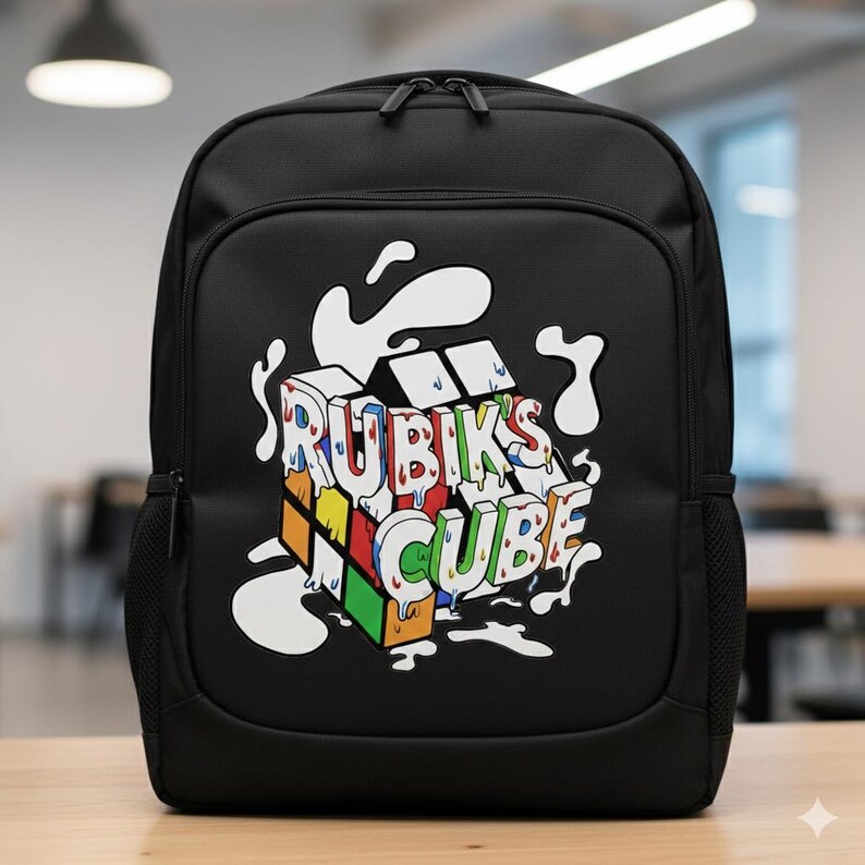 Rubik's Cube PNG | Digital Download | Dripping Rubik's Cube Sublimation ...